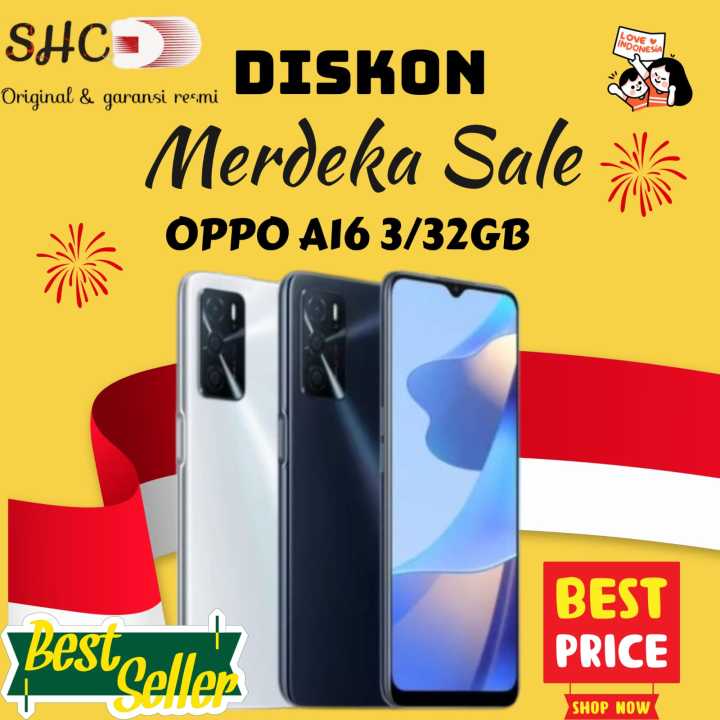 Oppo A16 Ram 3GB Rom 32GB Garansi Resmi | Lazada Indonesia