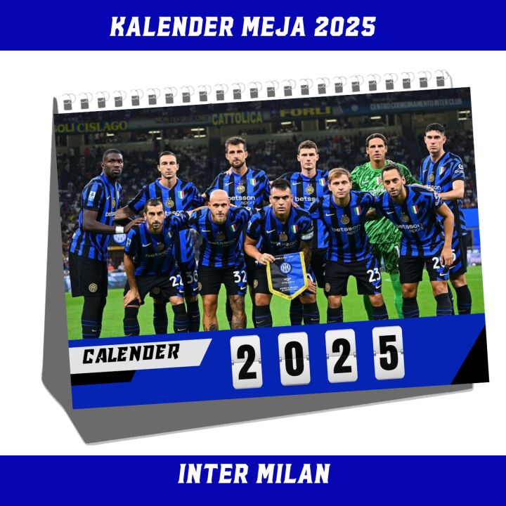Kalender Meja 2025 Inter Milan | Lazada Indonesia