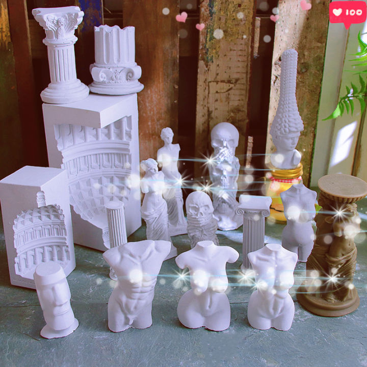 Pantheon Cement Works Nordic Ornaments Silicone Mold Concrete Plaster ...