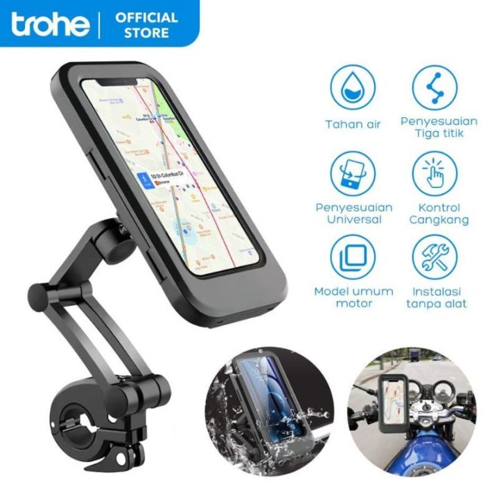 MB - Holder HJ 89 360 motor Stang /sepeda waterproof HJ-89 360 card ...