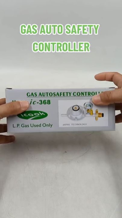 LPG Gas Regulator IC-368 w/ LPG Hose ICH-150 Gas Stove Parts IC368-H ...
