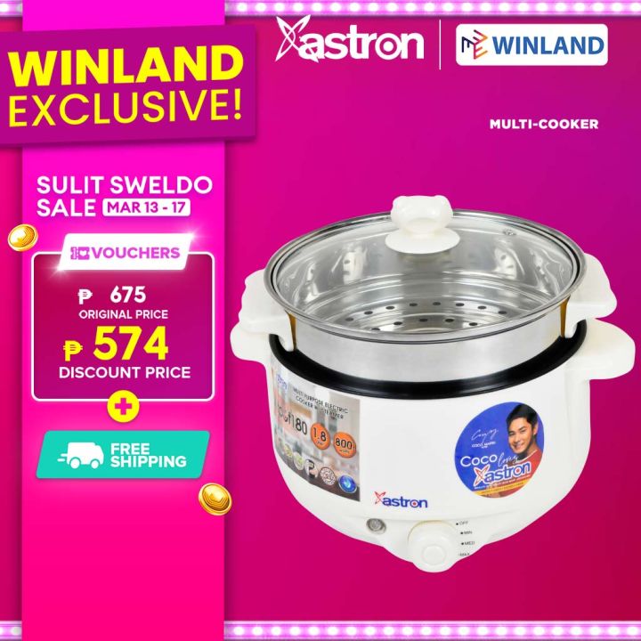 Astron by Winland Non-stick electric Multifunctional household Cooker ...