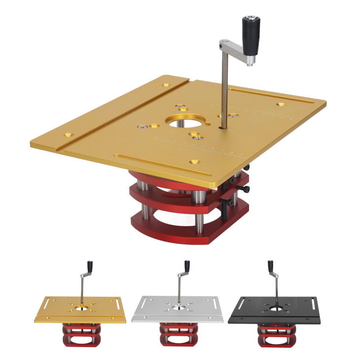 Router Manual Lifting Router System Kit Router Table Saw Insert Base ...