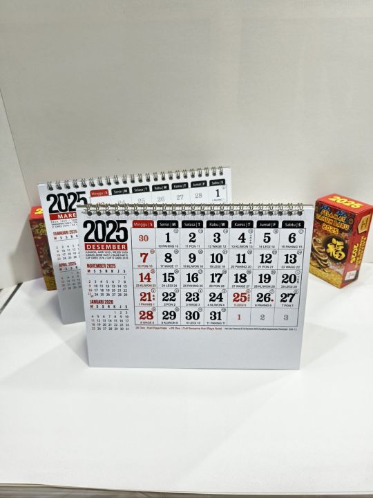 KALENDER MEJA ANGKA LANDSCAPE 2025 | Lazada Indonesia
