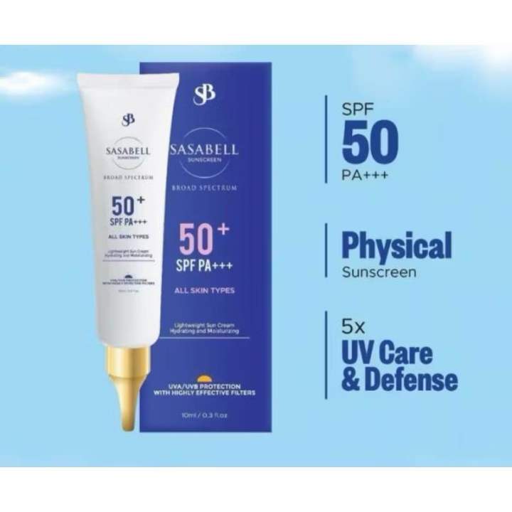 SASABELL SUNSCREEN SPF 50++ 10 ML 💯 ORIGINAL HQ | Lazada