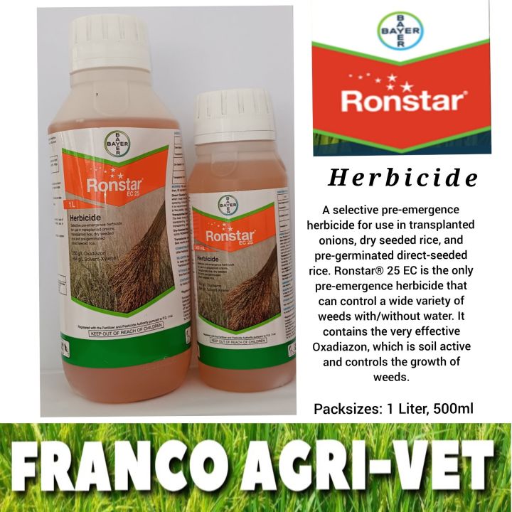 Ronstar EC25 Herbicide ( 1 Liter / 500ml ) | Lazada PH