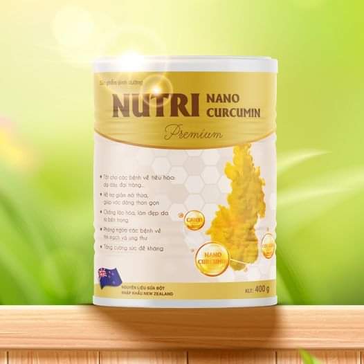 NUTRI NANO CURCUMIN 400g นมสำหรับ คนเป็นโรคระบบย่อยอาหาร โรคกระเพาะ ...