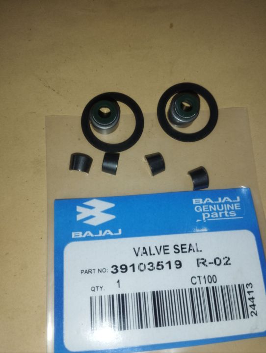 Bajaj ct100 valve seal with lock | Lazada PH