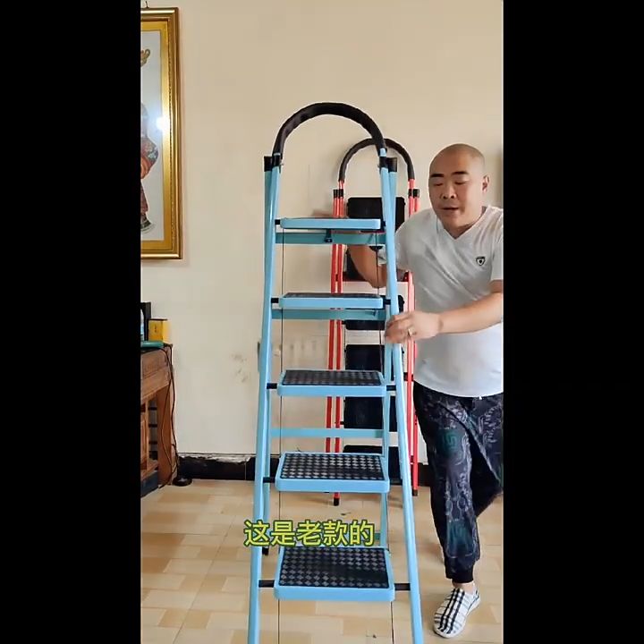 Ladder 5/6 Step Ladder Foldable Aluminum Hagdanan Heavy Duty Portable ...