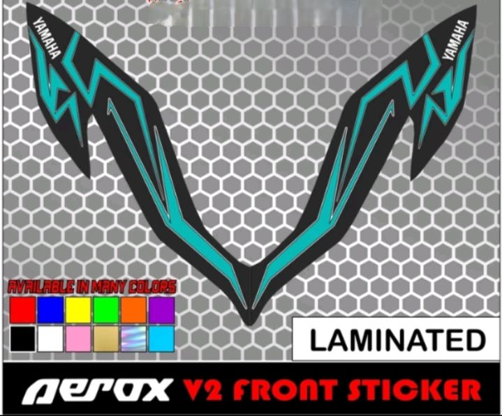 aerox V2 front sticker laminated waterproof | Lazada PH