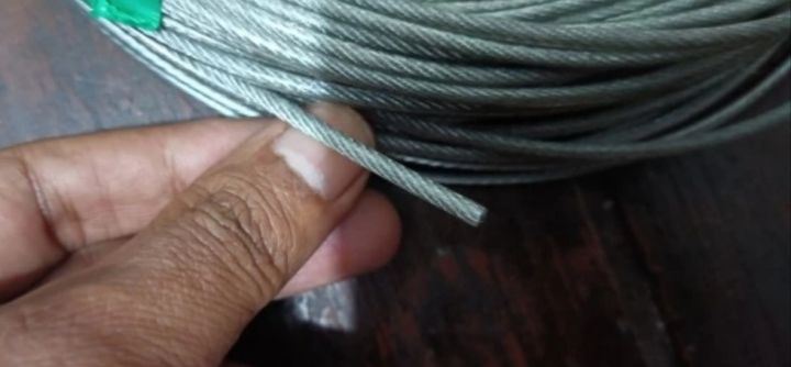 Tali Seling Baja Galvanis Kawat Sling Lapis Plastik PVC 2 3 4 5 6 8 10 12 mm Wire Rope | Lazada ...