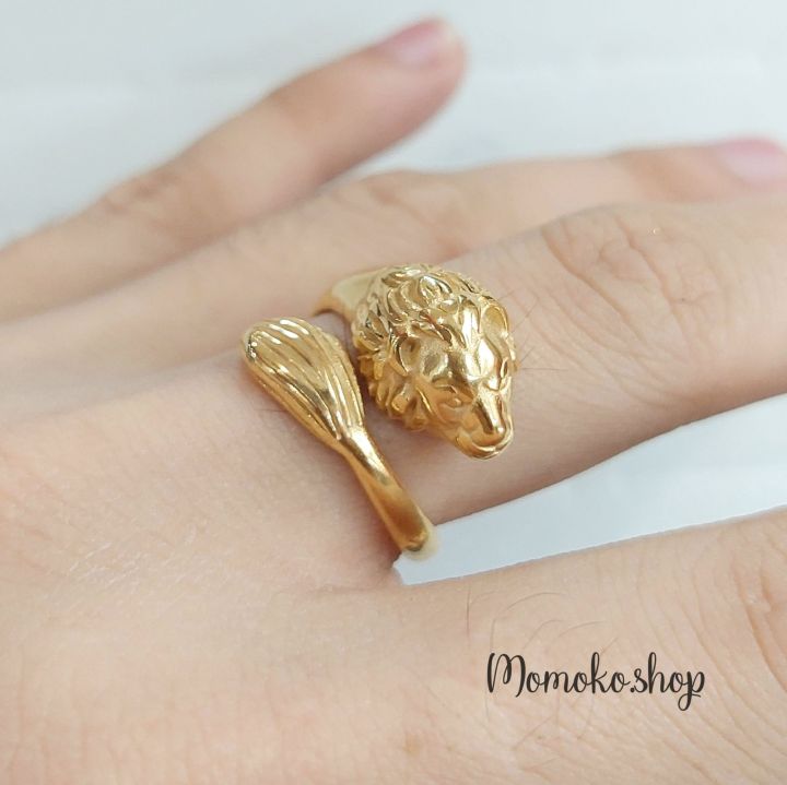 Stainless Steel Gold Rings for Men Dragon/Lion/Anchor | Lazada PH