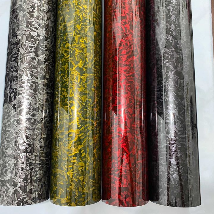 Forged Carbon Fiber Sticker Wrap for Car Motorcycle Helmet Laptop ...