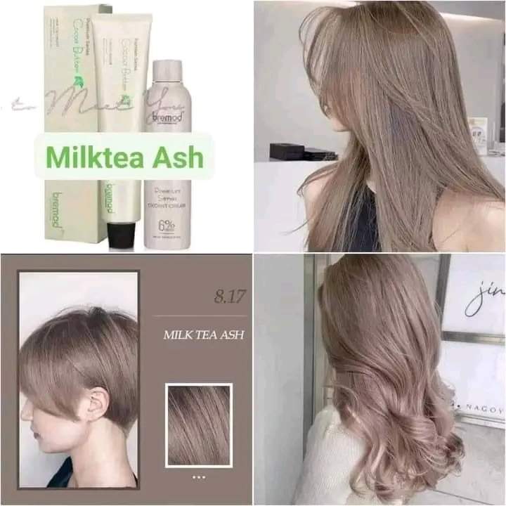 MilkTea Ash Bremod Performance Hair Color Long Lasting Colourant with ...