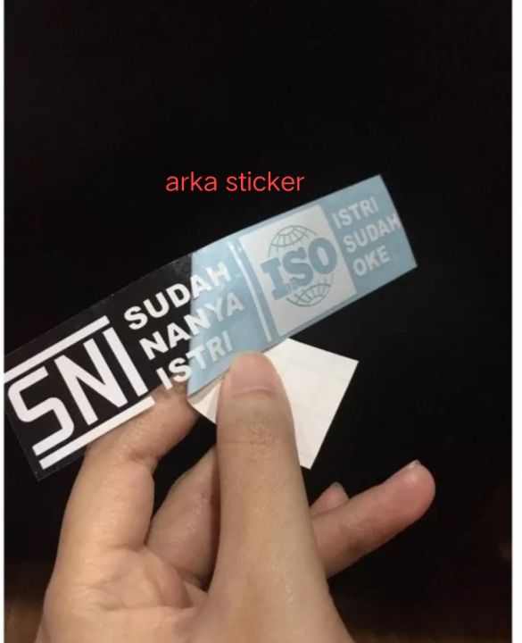 STICKER SNI UKURAN 3X13CM | Lazada Indonesia