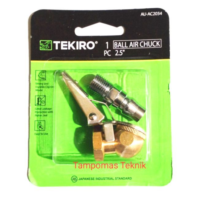 Alat Isi Angin Tekiro Ball Air Chuck Tekiro 2.5" Alat Tambah Angin ...