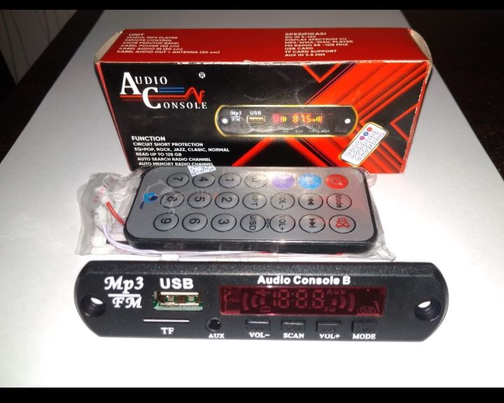 Modul Mp3 Player Blootot Terdapat Kotak / Kit Module Audio Console ...