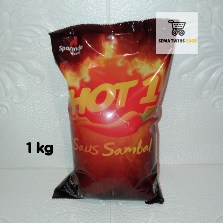 Saus Sambal HOT1 1kg - Saos HOT 1 1 kg - Saus HOT 1 BANTAL 1000gram ...