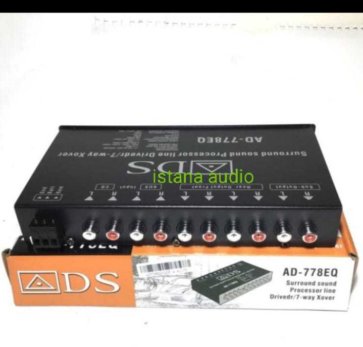 Parametrik Pre Amp ADS AD-778 EQ EQUALIZER 7 BAND SURROUND SOUND ...