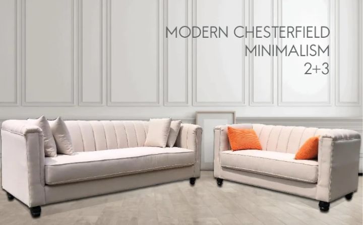 Modern Chesterfield Sofa/fabric sofa/minimalist/pocket springs/ country ...