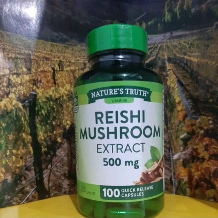 Reishi Mushroom Extract 500mg 100 capsules EXPIRY: September 2024 ...