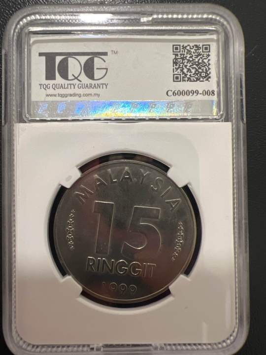 AJ STAR COLLECTION - 1999 Malaysia F1 Grand Prix Rm15 Ringgit Coin old ...