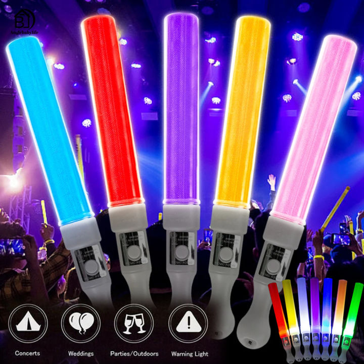 2Pcs Multi Color Flashing LED Glow Stick Concert Supplies Bar Party ...