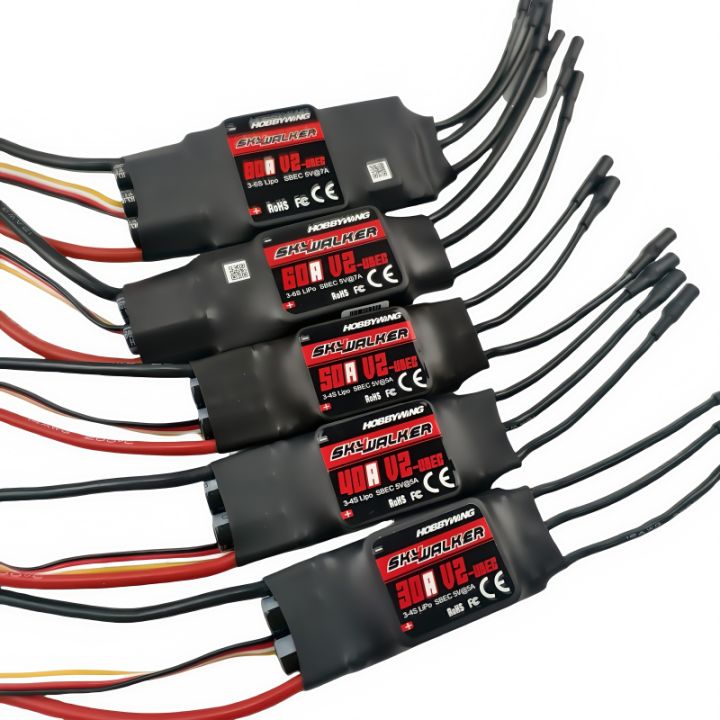 Hobbywing Skywalker V2 ESC Speed Controller with UBEC No-Plug 30A 40A ...