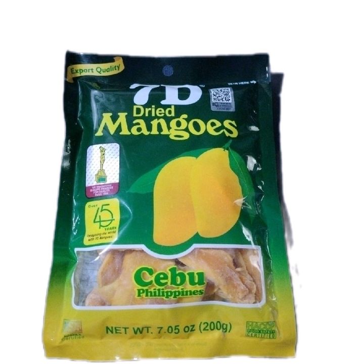 7D Dried Mangoes 200g | Lazada PH