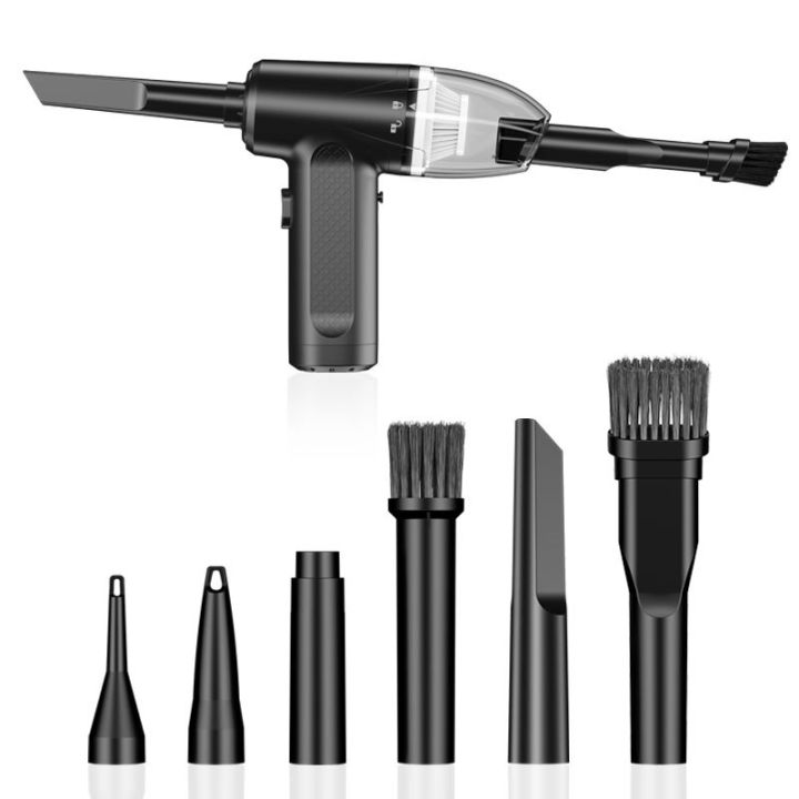 TECHONE 2 in 1 Mini Vacuum & Air Blower Cordless Handheld Vacuum Air ...