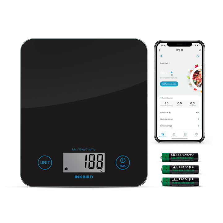 INKBIRD IBFS-01 Smart Food Scale Bluetooth Kitchen Scale | Lazada