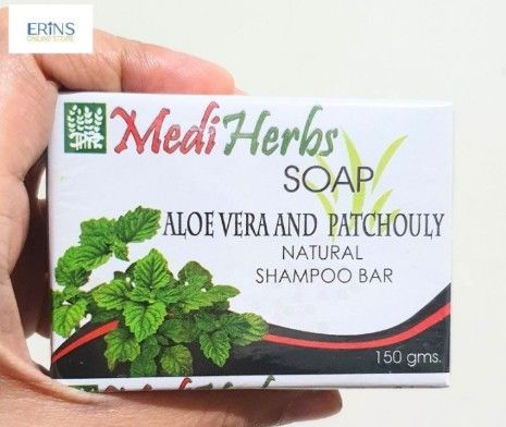 Mediherbs Shampoo Bar Soap Aloe Vera Patchouly, Aloe Vera with Gugo ...