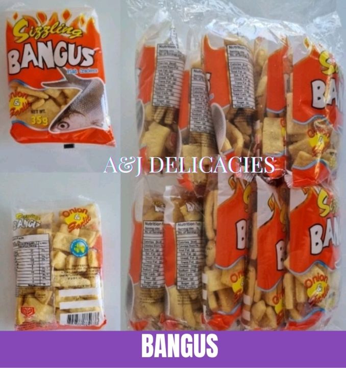 Sizzling Bangus Fish Cracker (35G) 5 or 10pcs per pack | Lazada PH