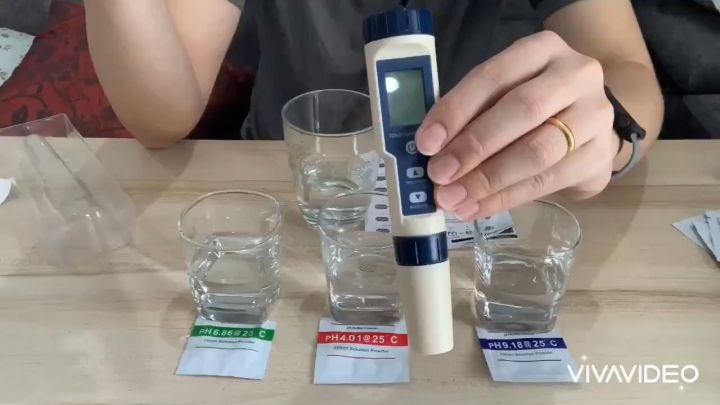 7 In 1 Meteran Pengujian Kombo Multi-parameter Profesional PH EC TDS ...