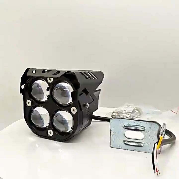 MOFOX D2-1 Laser Gun Motorcycle Lights Waterproof Angel Eyes Mini ...