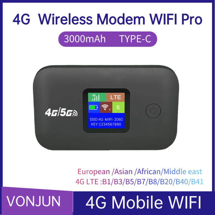 4G Mobile WIFI Router 150Mbps 4G LTE Wireless Router Portable Pocket ...