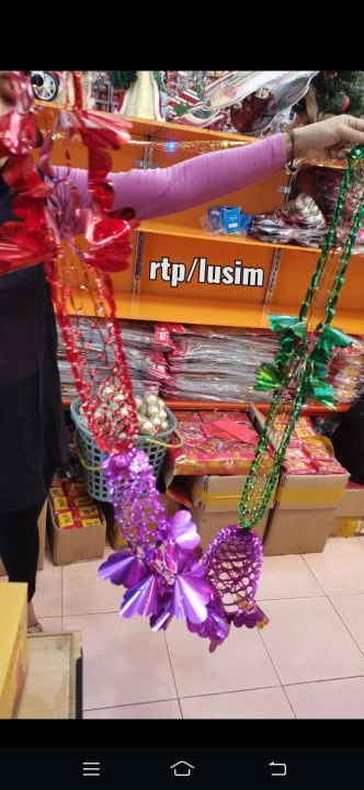 Gabah gabah, lampion natal, cocok di dalam rumah atau ruangangan ...