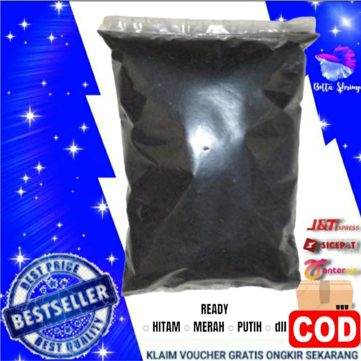 Pasir akuarium aquascape / pasir malang hitam merah / pasir silika ...