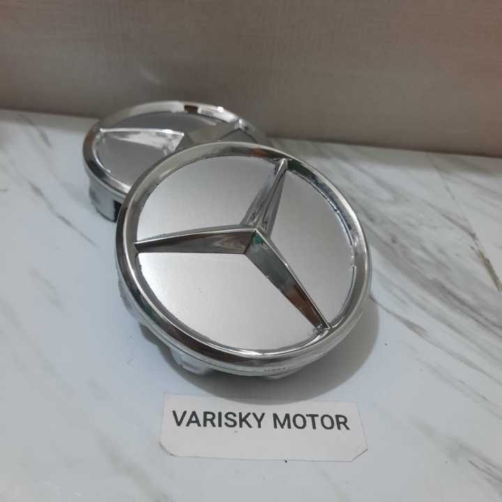 Dop Roda Tutup Velg Mercy Mercedes Benz Ukuran Diameter 7,5mm Chrome ...
