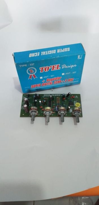 Kit super Digital echo +2mic dengan Regulator | Lazada Indonesia