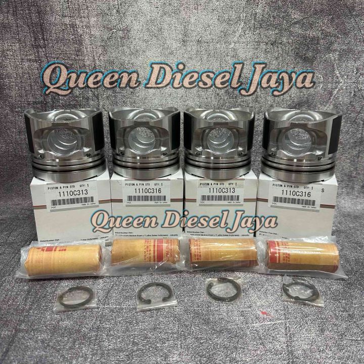 Piston Assy Seher Set All New Hdx Triton 2.5cc Pajero Sport 1110C313 ...