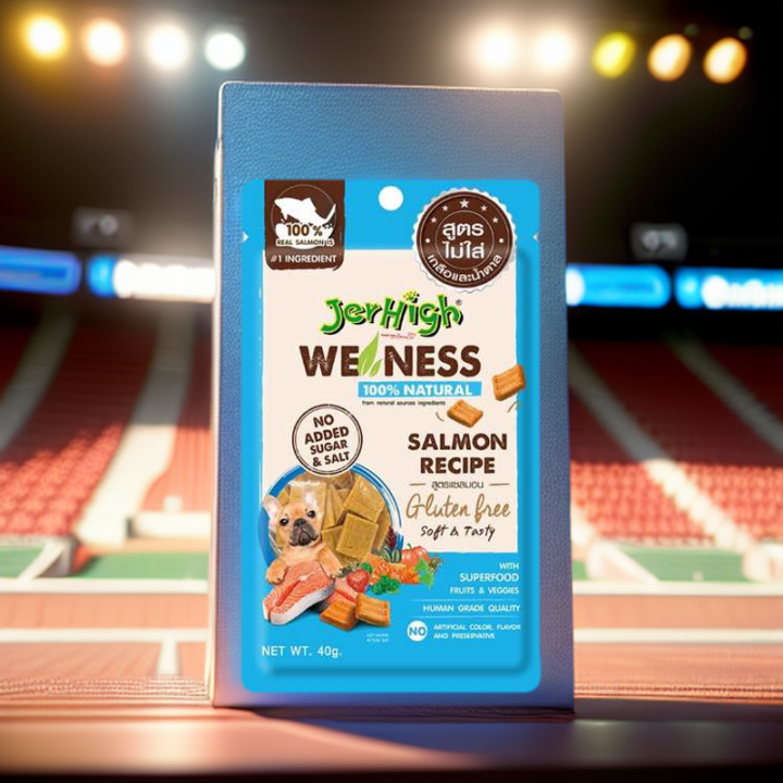 Jerhigh WE NESS เจอร์ไฮ วีเนส ขนมสุนัข อาหารหมา สูตร แซลมอน ไม่ใส่ ...