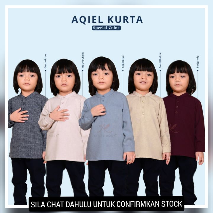Kurta Kanak-Kanak Raya Aqiel by Ayanna | Lazada