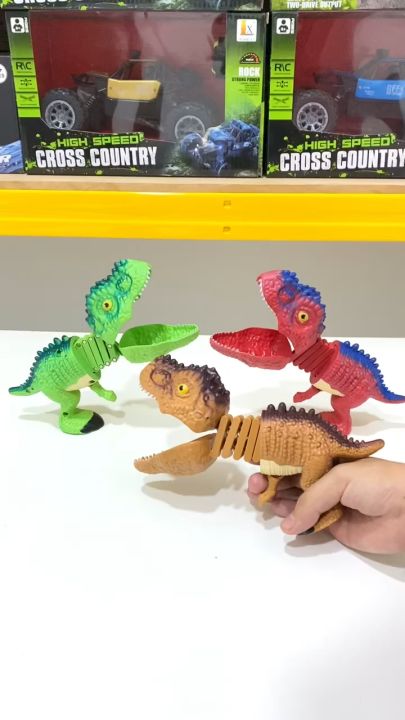 Mainan Anak A433 DINOSAUR CAPITAN Mainan Capit Tangan Japit Hiu Tangan ...