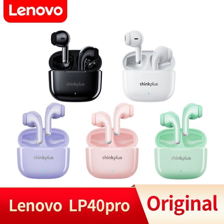Lenovo LP40 Pro TWS Headphones Wireless Bluetooth 5.1 Sport Noise Reduction Headphones Touch ...