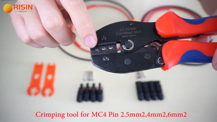 MC4 Crimper LY-2546B Solar Connector Crimper Solar PV Crimping Tool ...