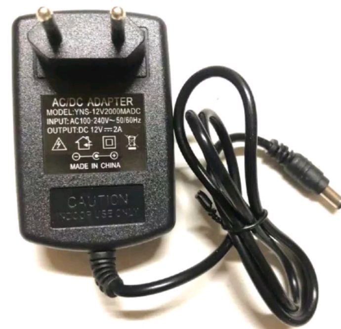 adaptor 12 volt 2 ampere ac 220v to dc 12 v 2A bisa untuk adaptor kvis ...