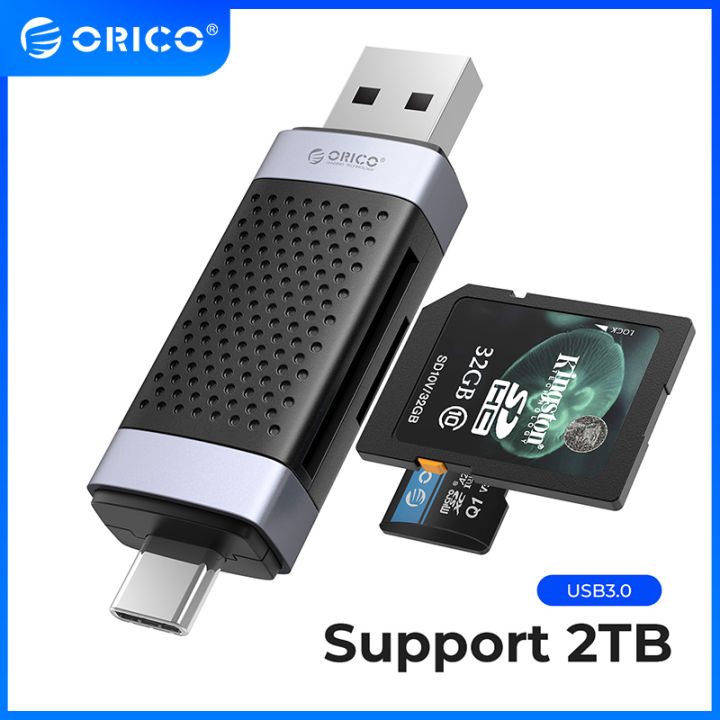 ORICO Card Reader USB 3.0 Flash Smart Memory Card 2 Slots for TF SD ...