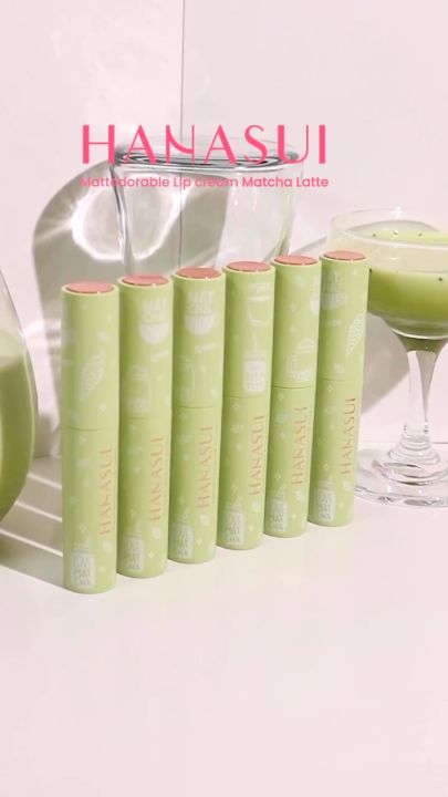 HANASUI Mattedorable Lip Cream Matcha Latte Edition | Lip Cream | Tahan ...