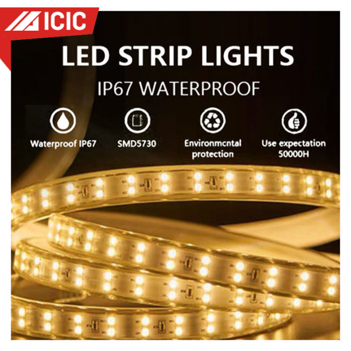 ICIC Led Strip Light Cuttable Rope IP65 Waterproof Led Lights For Room ...